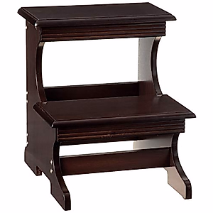 Frenchi Home Furnishing Crestside 2 - Step Wood Step Stool