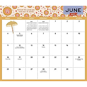 Go with the Flow: A Magnetic Monthly Wall Calendar 2023: Perfect for a Fridge, Wall, or Desk