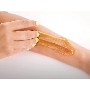 Sugar Sugar Wax Glow Goop Sugar Wax Hair Remover & Exfoliant. No strips, No Spatulas, Face, body, bikini Vegan, 1 CT