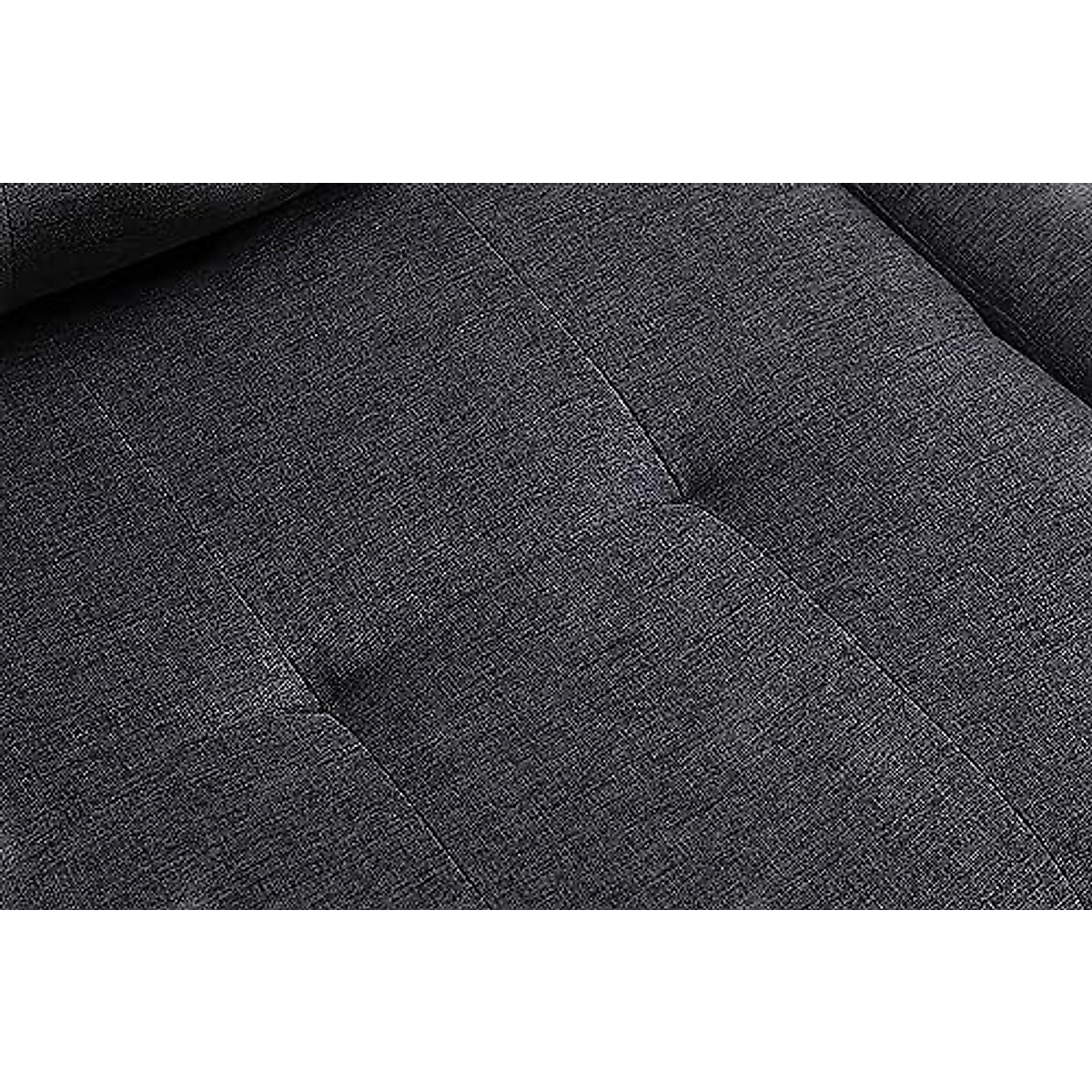 Morhome Convertible Sectional 97.2" L-Shape Sofa 4-Seat Couch with one Lumbar Pad Fabric Upholstered for Living Room, Apartment, Office, Creamy-Beige