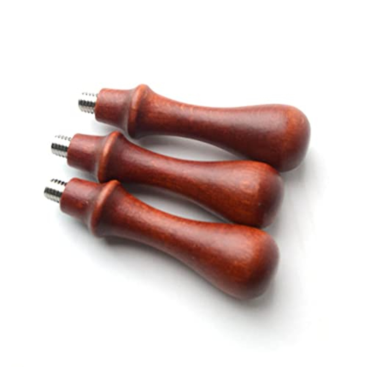 TEHAUX 3Pcs Wooden Handle Wedding Postage Stamps Scrapbooking Stamp Handle Wax Copper Handle Wedding Wax Seal Handle Wedding Sealing Stamp Handle Seal Wax European Style Candle Wax