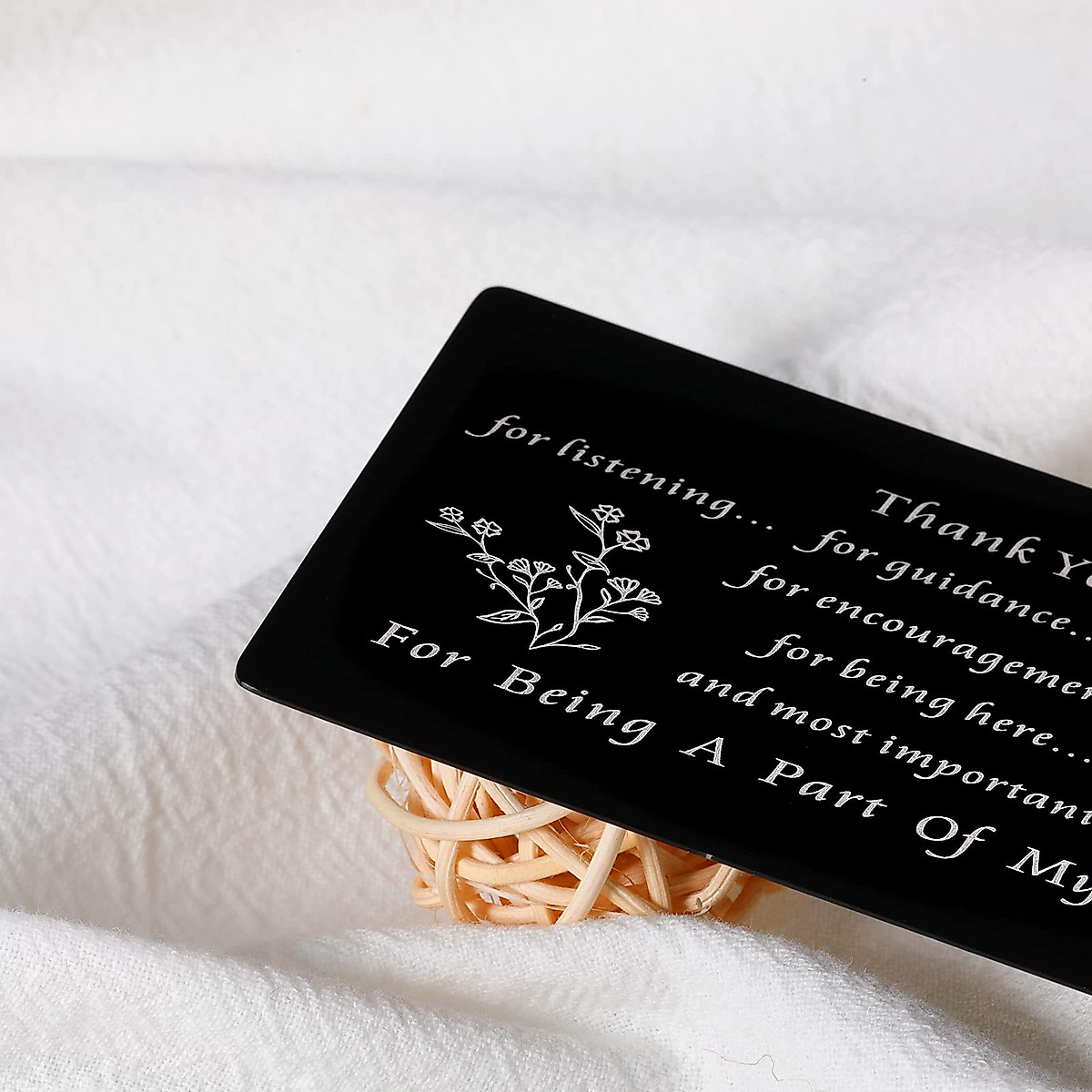 Administrator Appreciation Gifts for Coworkers Colleagues Birthday Wallet Card Thank You Gifts for Women Men Friend Mentor Superior Teachers Bosses Card Thank You for Being A Part of My Story Card