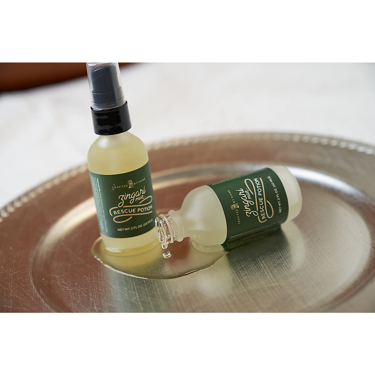 Zingari Man Rescue Potion –– Hydrating and Moisturizing After Shaving Splash for Dry and Irritated Skin – Soothing Skin Care Treatment for Men - Suitable for Sensitive Skin, 2 fl oz