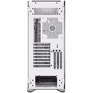 CORSAIR iCUE 7000X RGB Full-Tower ATX PC Case – Three Tempered Glass Panels – Spacious Interior – Easy Cable Management – 4x CORSAIR SP140 RGB ELITE Fans Included – White
