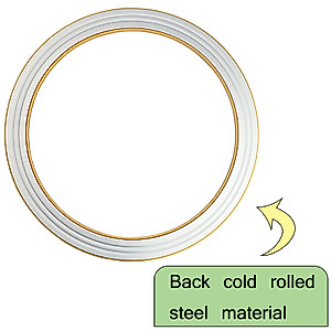 Cold Rolled Steel Lazy Susan Bearing - Swivel Base Gold, With Soft Rubber Pad, Prevents Offset, Strong Suction, Thickness 14mm, Robust And Durable, Rotating Bearing Turntable