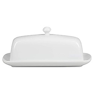 BIA Cordon Bleu Covered Butter Dish with Knob Lid, White (901114S1SIOC)