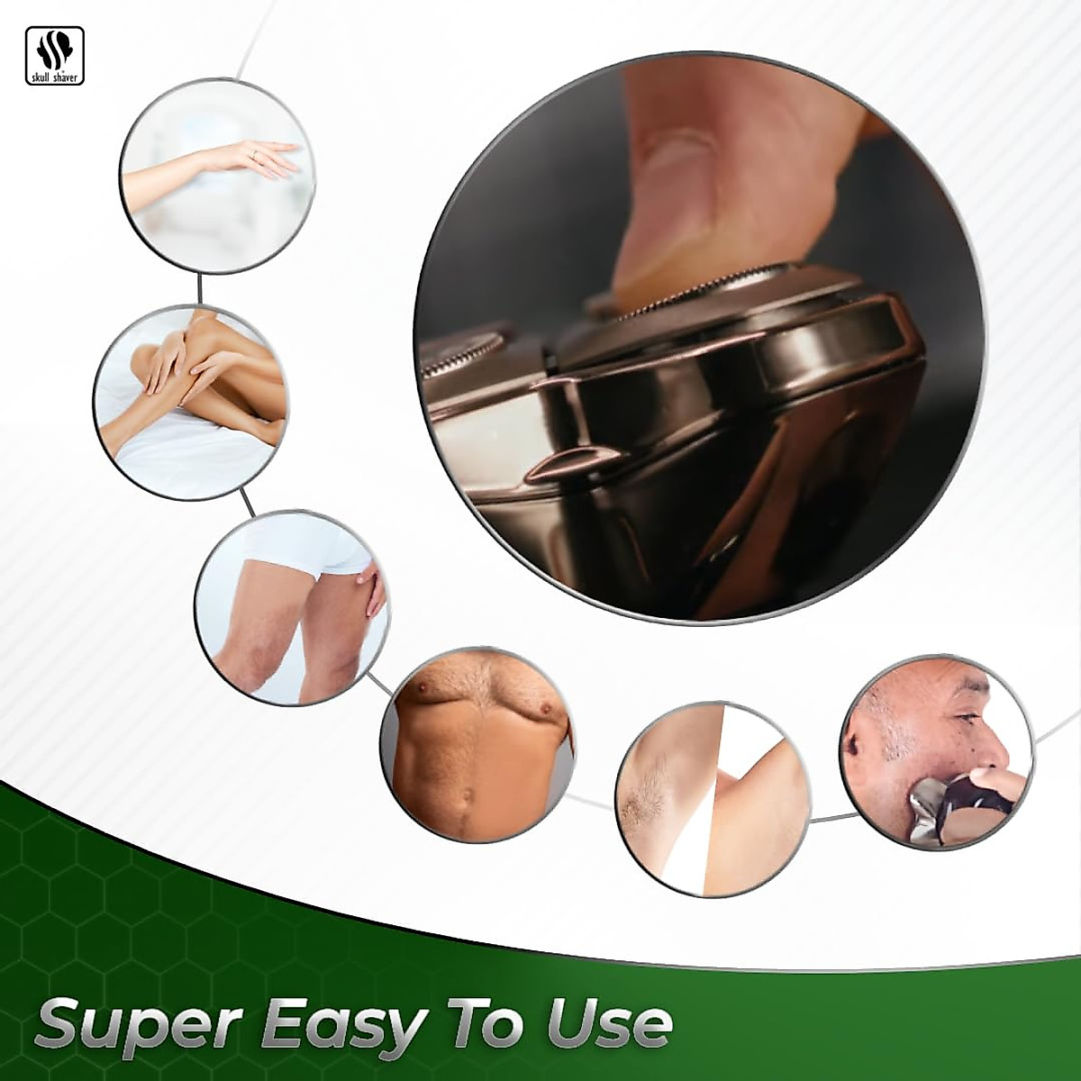 Skull Shaver Forte PRO 3 Head Replacement Blade | Electric Shaver Replacement Heads