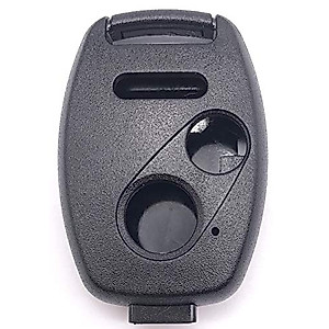 3 Buttons Replacement Key Fob Cover Fit for Honda 2003-2012 Accord 2006-2013 Civic EX 2009-2015 Pilot 2005-2006 CR-V Ridgeline Odyssey Keyless Entry Key Fob Case Shell