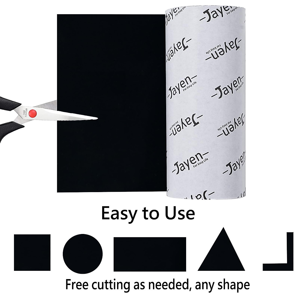 Non Slip Self Adhesive Silicone Cuttable Furniture Pads - Anti-Sliding Anti-Scratch Rubber Floor Protectors for Any Furniture and Appliances