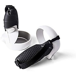 NIUVR Touch Controller Grip Cover Compatible with Quest 2 VR Accessories, Anti-Throw Protective Handle Sleeve with Nylon Adjustable Knuckle Strap
