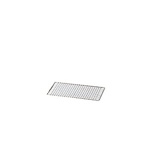 Japanese Tabletop BBQ Charcoal Grill Shichirin Konro, with Metal Grate and Wood Base, Rectangular, Made in Japan, 12 x 5.8"