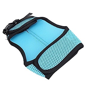 Rabbit Harness Set, Adjustable Buckle Breathable Small Animals Vest Harness Set with Mesh Leash for Rabbit Squirrel Bunny Ferret Guinea Pig(S)