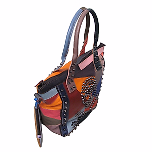 Amerileather QMetal Crossbones (Rainbow)