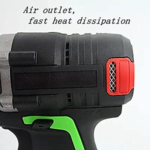 21V Brushless Cordless Impact Wrench 1/2" Impact Driver 3-Speed(Tool-Only) 350 Ft Pounds Max Torque power tools Power Impact Wrenches/Impact Driver (Green)