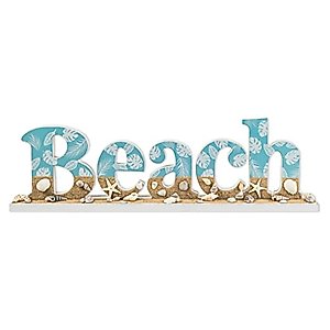 SAILINGSTORY Beach Decor, Beach Sign Beach Bathroom Decor Nautical Decor Ocean Coastal Decor