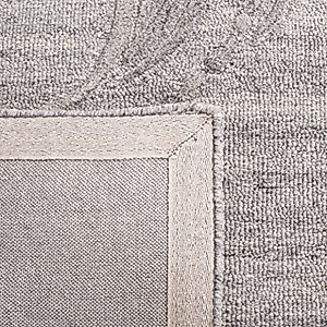 SAFAVIEH Jardin Collection Accent Rug - 3' x 5', Grey, Handmade Wool, Ideal for High Traffic Areas in Entryway, Living Room, Bedroom (JAR732G)