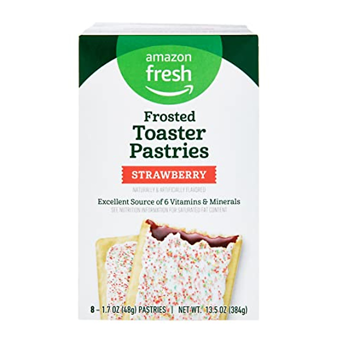 Amazon Fresh - Frosted Strawberry Toaster Pastries (8 ct)