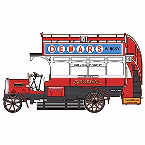 Airfix 1910 B Type Omnibus FR.5 1:32 Car Plastic Model Kit A06443