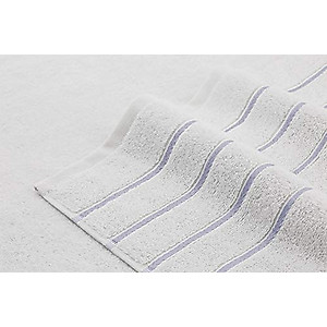 Dorlion Towels 6 Piece White Towel Set, 100% Turkish Cotton Soft Hotel Towels, Quick Dry Turkish Towel Set for Bathroom, Lilac