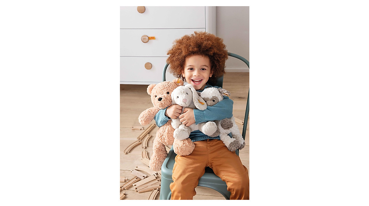 Steiff Jimmy Teddy Bear - Soft, Cuddly Plush Toy for Kids