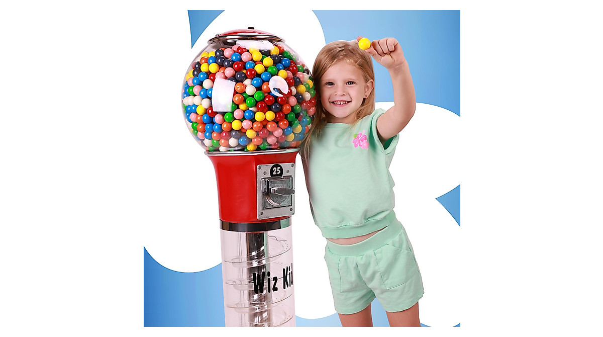 Gumball Machine Spiral Vend 4’ Height Set Up for $0.25 | Kids Vending ...