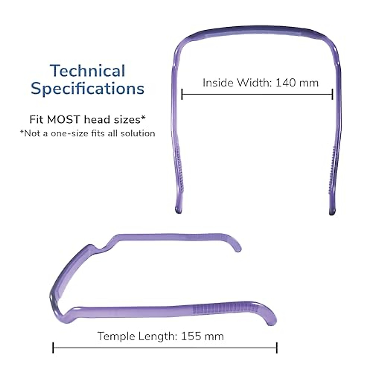 Zazzy Bandz Sunglasses Headband (Made in USA): Curly Thick Hair Headband - Medium & Large Size Glasses Headbands - The Viral Headband (Combo: Original + Relaxed, Espresso)