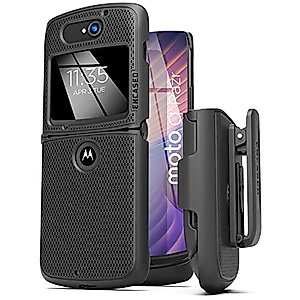 Encased DuraClip Holster for Motorola RAZR 5G Belt Clip Case (Ultra Slim, Flip Design)