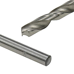 Rannb Twist Drill Bit Straight Shank for Electrical Drilling Tool 7mm/0.28" Bit Dia 200mm/8" Length - 2pcs