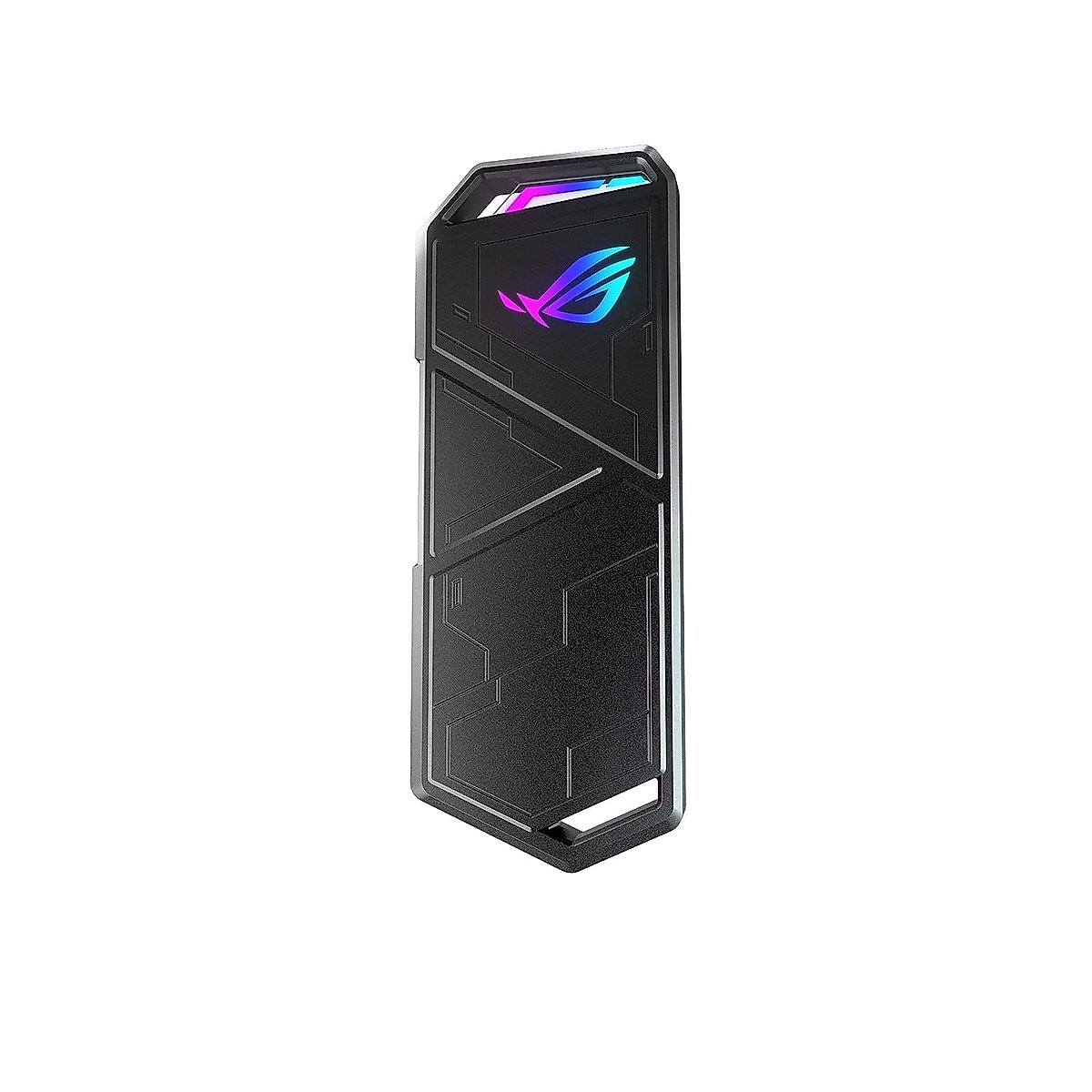 ASUS ROG STRIX Arion Lite External Portable M.2 PCIe NVMe SSD Enclosure featuring up to 10 Gbps transfer speeds with USB 3.2 Gen 2 Type-C Cable (ESD-S1CL)