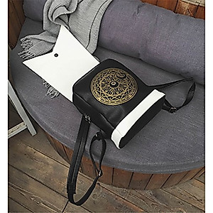 Smilovely Girl Magic Circle Cute Lolita Anime Cardcaptor Sakura Cosplay Backpack free size White