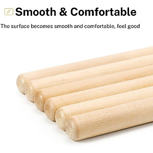 3 Pairs Drum Sticks, Winspeed 5A Classic Maple Wood Tip Drumsticks for Students and Beginners Musical Musical Instrument Percussion Accessories (40CM)