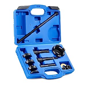 Orion Motor Tech Wheel Bearing Puller Tool Kit Compatible with Harley Davidson Motorcycles, Wheel Bearing Remover Installer Tool Set for 0.75" 1" 25mm Bearings Compatible with Hogs from 2000, 11 Pcs