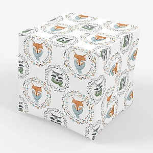 Stesha Party Woodland Wrapping Paper Baby Shower Birthday Gift Wrap - 30 x 20 Inch (3 Sheets)