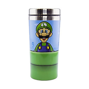 Super Mario Warp Pipe Travel Mug - 15oz Stainless Steel - Officially Licensed Nintendo Merchandise