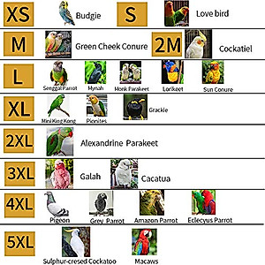 Parrot bird supplies, light flying clothes, warm and comfortable, tiger skin, green cheek parrot, little sun parrot, monk parrot, starling, mynah, Senegal parrot, mini macaw, Keck parrot, etc. (2M)