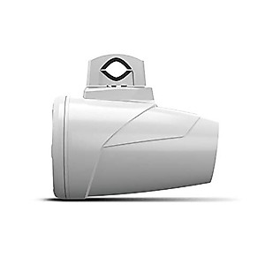 Rockford Fosgate M2WL-8 Color Optix Multicolor LED Lighted 8" 2-Way Marine Wake Tower Cans & Speakers 250 Watts RMS / 1000 Watts Peak with Stainless & Sport Grilles, Mounting Hardware - White (Pair)