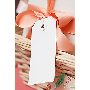 Ribest 1/4 inch 50 Yards Solid Double Face Satin Ribbon Per Roll for DIY Hair Accessories Scrapbooking Gift Packaging Party Decoration Wedding Flowers Peach