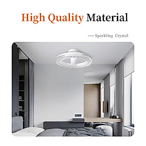 Bullishman The New Pattern of high Imitation Socket Crystal Chandelier in 2024,Easy to disassemble and Assemble, with Three Color dimming, Modern Chandelier, Suitable for Most Rooms(Round)