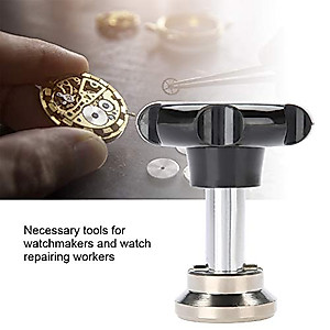 Watch Back Case Opener, Watch Repair Tool 5537 Precision Hand Held Watchmaker Screw Kit Case Opener Closer Remover for Rolex With 7 Dies Repair Tool