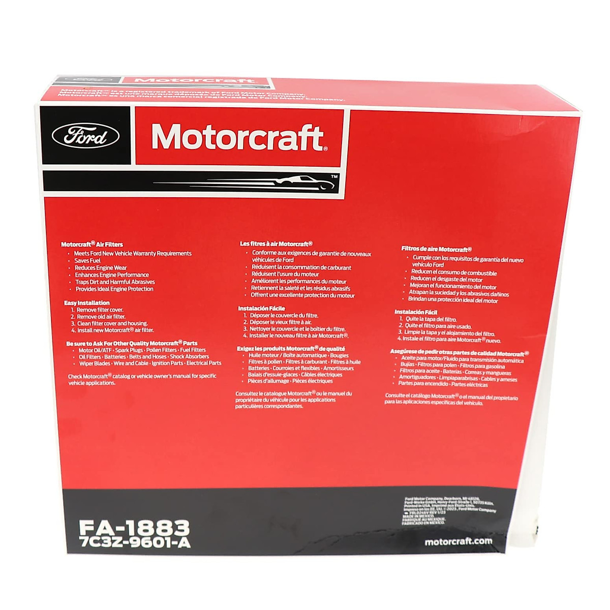 Motorcraft FA1883 Air Filter