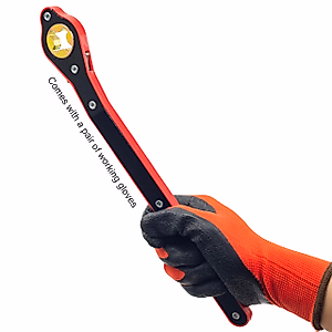 Car Jack Ratchet Wrench for Scissor Jack, for Quicker and Easier Lifting Car Jack, for Tire Replacement