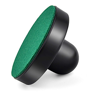 Coopay Air Hockey Pushers and Red Air Hockey Pucks, Goal Handles Paddles Replacement Accessories for Game Tables(4 Striker, 8 Puck Pack)