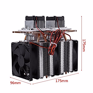 Thermoelectric Peltier Cooling Fan System with Dehumidification Function for Small Refrigerator & Air Conditioning