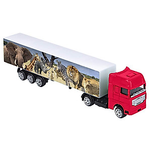 Rhode Island Novelty 7" Safari Tractor Trailer, 1 Piece per Order