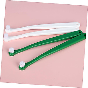 FOMIYES 8 Pcs Pet Toothbrush Dog Self Cat Toothbrush Cleaning Playset Small Head Toothbrush Gentle Dog Brush Kitten Toys Dog Teeth Cleaning Tools Wash Cleaning Kit TPE Manual