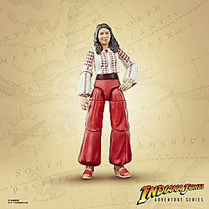 Indiana Jones and The Raiders of The Lost Ark Adventure Series Marion Ravenwood Toy, 6-inch Action Figures, Kids Ages 4 and Up