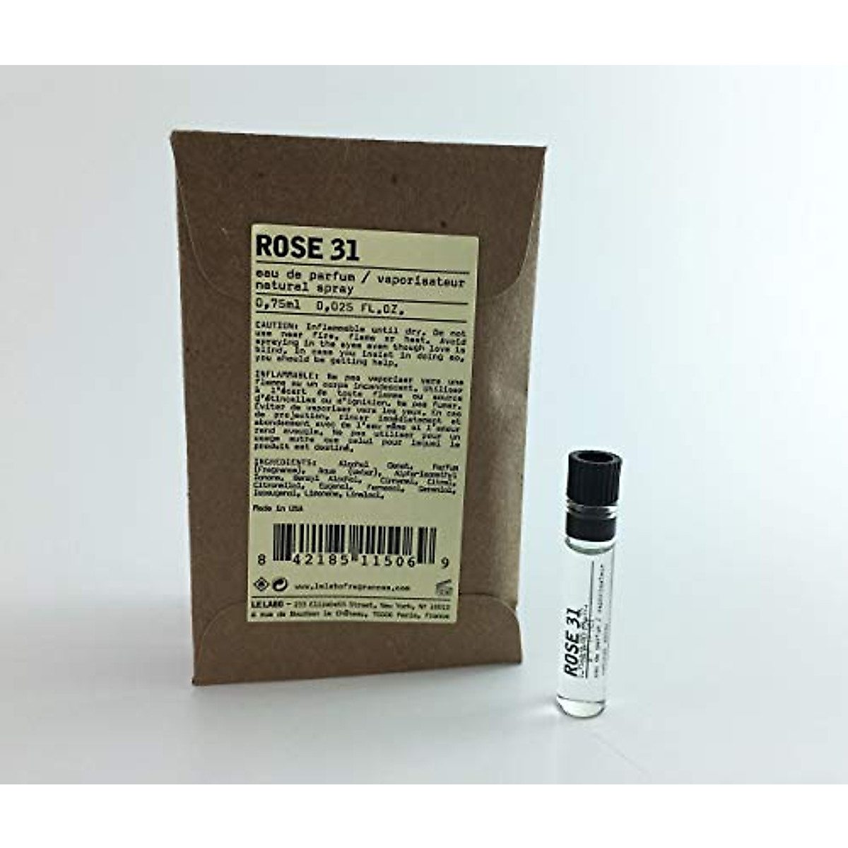 Le Labo Rose 31 Eau de Parfum .025 oz. Small Sample