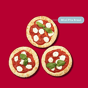 Joseph's Low Carb MINI Pita Bread 3-Pack, Flax, Oat Bran and Whole Wheat, 5g Carbs Per Serving, Fresh Baked (8 Per Pack, 24 MINI Pita Breads Total)