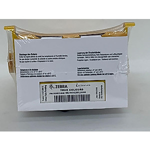 Zebra 800033-840 True Colours iX Series YMCKO Color Ribbon for ZXP Series 3 Card Printers. 200 Prints.