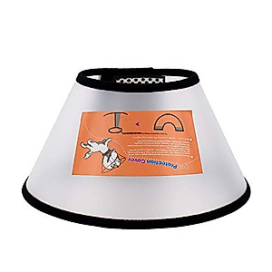 Bepets Cat Cone Collar, Pet Cone Cat Recovery Cone for Kitten Cone After Surgery Anti-Bite Lick Wound Medical, Protective Cat Head Cone Kitten Cone Collar Cat E Collar for Cats Kitty Rabbit (Small 6#)